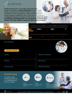 Prothena_CorporateFactSheet_FINAL PENDING LEGAL APPROVAL | Prothena